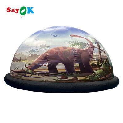 China Sayok 6m Inflatable Planetarium Dome with 360 Degree HD Projector and 100% Blackout for Schools and Outdoor Events for sale