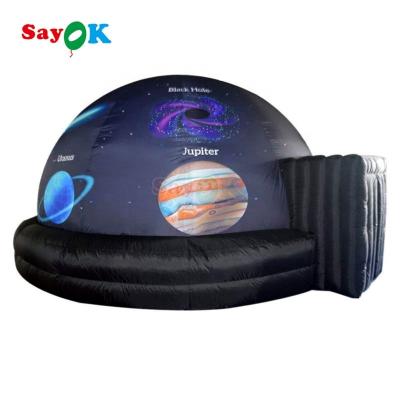 China 4m to 10m Diameter Portable Inflatable Planetarium Dome with 21-30 Minutes Video Format and AC 110-240V Power for sale