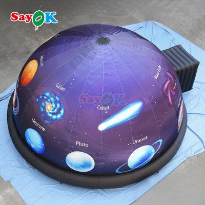 China Sayok Full Print 10m Star Projector Inflatable Planetarium Tent Portable Projection Cinema Dome for Schools for sale