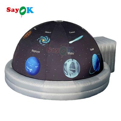 China Custom Portable Inflatable Planetarium Dome Flame-retardant Projection Tent for School for sale