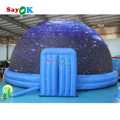 China Portable Inflatable Planetarium Dome Tent with 100% Blackout Flame-Retardant Fabric and Free 3D Design for sale
