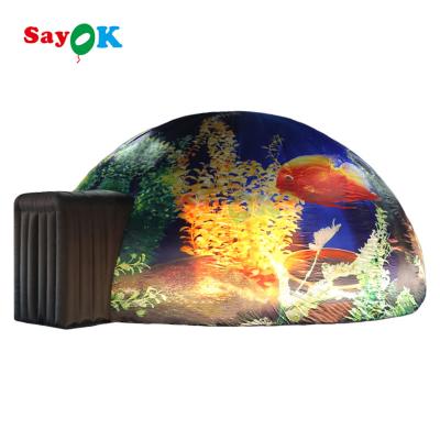 China Portable Inflatable Planetarium Dome Blackout Professional Projection Tent for School for sale