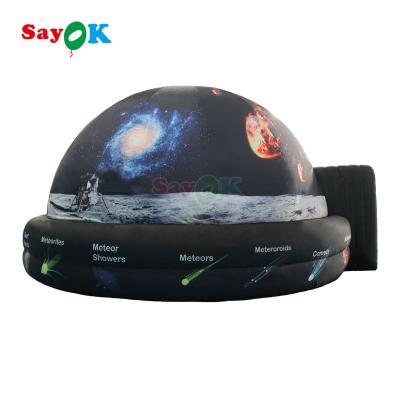 China Portable Inflatable Planetarium Dome with 100% Blackout Flame-Retardant Fabric for 360° Projection for sale