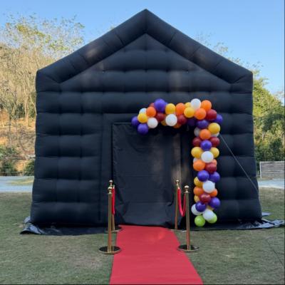 China Portable Inflatable Nightclub Tent with Waterproof Oxford Cloth, Customizable LED Lighting, and Quick Setup for Outdoor Events for sale