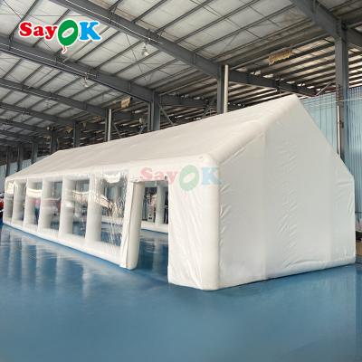 China Customized Air-tight PVC Inflatable Air Tent for Pool Parties and Outdoor Events with Flame-retardant Material for sale
