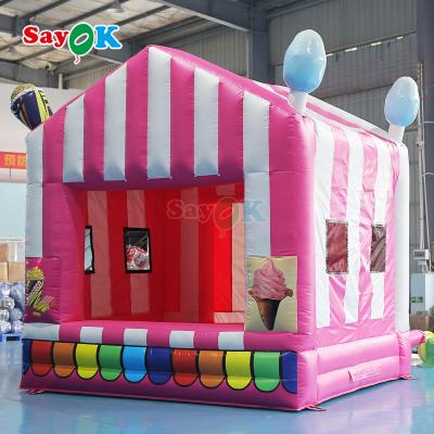China Custom Logo Inflatable Popcorn Stand Tent with Waterproof PVC Tarpaulin for Portable Outdoor Events for sale