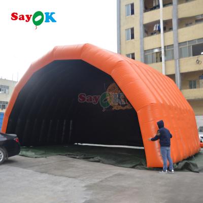 China Commercial PVC Inflatable Stage Cover Air Tent for Outdoor Events 10mx6mx6mH with Durable 0.4mm PVC Tarpaulin and Weather-Resistant Design for sale