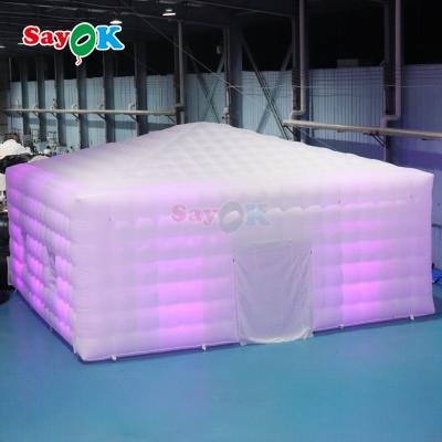 China Portable LED Inflatable Air Tent 10mx10m with Durable 210D Oxford Cloth and Weather-Resistant Design for Outdoor Events for sale
