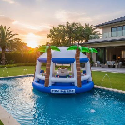 China Commercial Waterproof Flame-Retardant Portable Inflatable Pool Bar Tent for Outdoor Events and Backyard Parties for sale