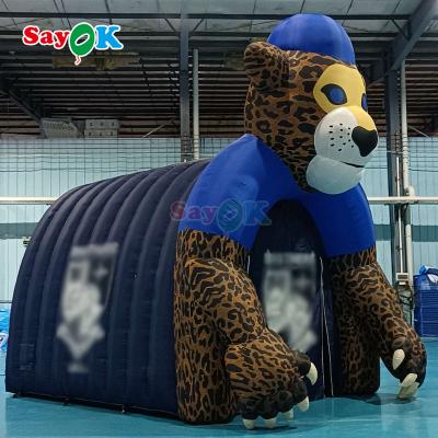 China Customized Size Inflatable Tunnel Tent for Football Sports with Durable 210D Oxford Cloth and Portable Easy Setup for sale