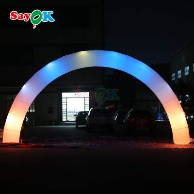 China Custom Inflatable Arch with LED Lights for Outdoor Events and Promotions for sale