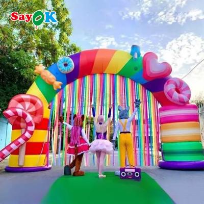 China Waterproof Outdoor Inflatable Birthday Arch with Easy Setup for sale