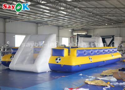 China 8*5m PVC-Planen-aufblasbare Sportspiel-aufblasbarer Fußballplatz for sale
