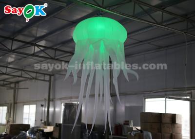 Cina Ardore gonfiabile verde delle meduse di esplosione della decorazione/parco di divertimenti di illuminazione in vendita