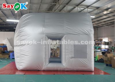 China Cabine inflável de prata da pintura com sistema do filtro/barraca inflável da bolha à venda