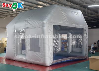 China Cabine inflável de prata da pintura com sistema do filtro/barraca inflável da bolha à venda
