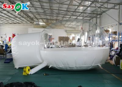Cina Tenda gonfiabile a bolla esterna bianca Tenda gonfiabile ad aria trasparente per campeggio / viaggio in vendita