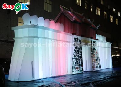 China ROHS Custom Inflatable Products  ,  Commercial LED Inflatable Rock Wall For Outdoor Display for sale