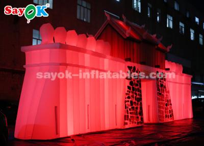 China ROHS Custom Inflatable Products  ,  Commercial LED Inflatable Rock Wall For Outdoor Display for sale