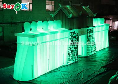 China ROHS Custom Inflatable Products  ,  Commercial LED Inflatable Rock Wall For Outdoor Display for sale