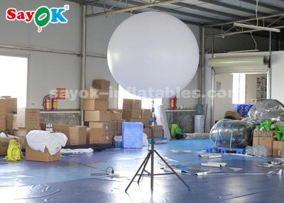 China Durable 1.5m Giant Inflatable Balloon White Polyester For  Exhibitions for sale