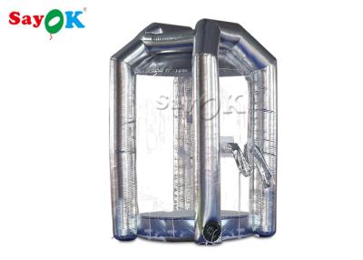 중국 회색 입방체 광고 방송을 위한 공기 송풍기를 가진 팽창식 횡령 돈 기계 판매용