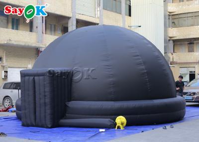 China Mobile 360 Digital Inflatable Planetarium Dome Easy To Setup Black Color for sale
