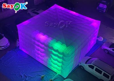 China Tienda inflable ligera cuadrada del aire del gigante LED para SGS ROSH del acontecimiento de las ferias en venta