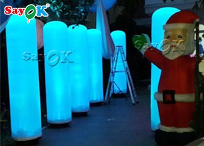 China Custom LED Inflatable Column Pillar For Wedding /  Stage / Party Entrance Decoration for sale
