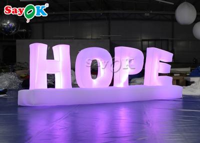 China Modelo inflável da palavra da arte colorida gigante atrativa/letras infláveis para a decoração à venda