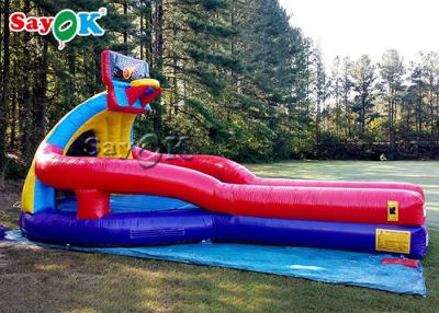 China Inflatable Baseball Game Red Inflatable Bungee Run Basketball Hoop And Ball Game For Playing Center for sale