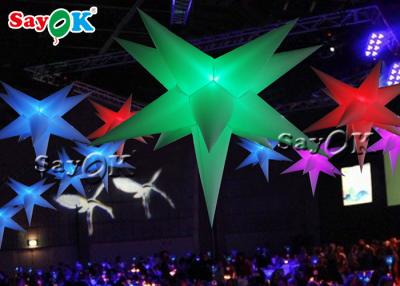 China Advertising Color Changing Inflatable Led Star For Party Decoration for sale