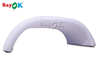 China Tienda inflable personalizada 12x6x5mH Cúpula Blanca Tienda de escenario inflable para eventos de fiesta for sale