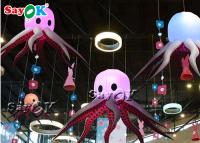 China 2m Hanging Inflatable Octopus Tentacle Decoration with Remote Controller and LED Light for sale