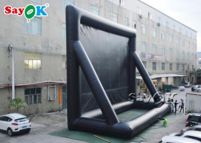 China Inflatable Cinema Screen Black And White School  Inflatable Projector Movie Screen for sale
