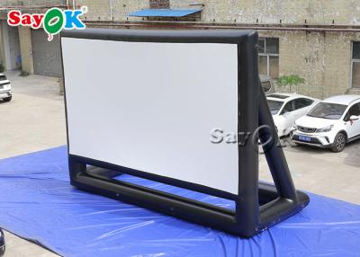 China Waterproof PVC 6.4x4.6mH Commercial Inflatable Sealed Air Screen for sale