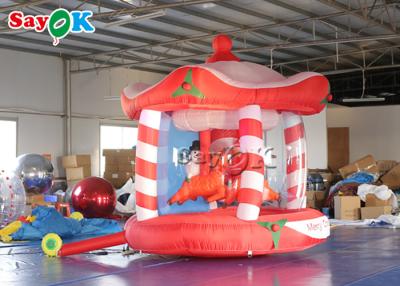 China Customized 3m Outdoor Inflatable Christmas Carousel for sale