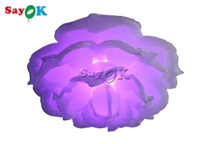 La decoración de iluminación inflable de la etapa de la boda llevó a Rose Flower