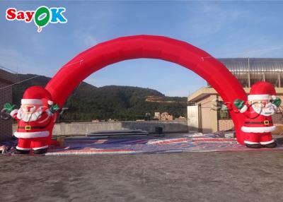 Cina Natale gonfiabile Santa Arch For Entrance di Natale dell'arco della decorazione gonfiabile dell'iarda in vendita