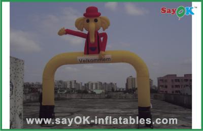 China Air Dancing Man Yellow Advertising Inflatable Air Dancer Elephant Style Sky Dancer for sale