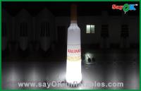 China Inflatable Wine Bottle Decoration 3m 4m 5m Height LED Lighting Oxford Cloth for sale