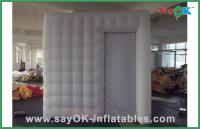 China White Inflatable Photo Booth with Door Curtain CE Certified 2.5m for sale