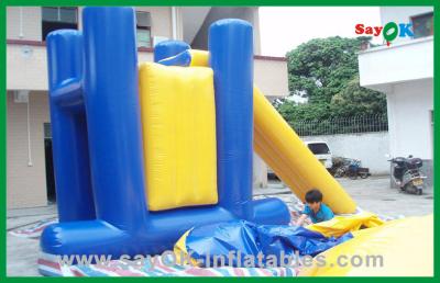 China Commercial Inflatable Water Toys , PVC Tarpaulin Inflatable Bouncer Slide Inflatable Water Toys For Adults for sale