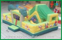 China Customized Safety Inflatable Bounce House 0.55mm PVC Tarpaulin Commercial Grade Bouncing Jumper for sale