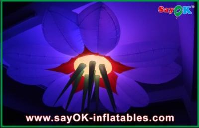 China New Design Colorful 1.5m Hanging Lighting Decoration Inflatable Flowers for sale