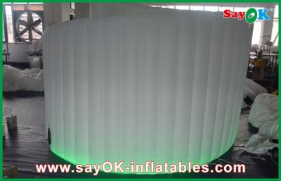 China Inflatable Photo Booth Hire Large 4mL X 3mH Inflatable Spiral Wall , Strong Oxford Cloth LED Wall for sale