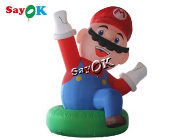 China 4m 13ft Reuzeoxford Opblaasbaar Super Mario For Festival Decoration Te koop
