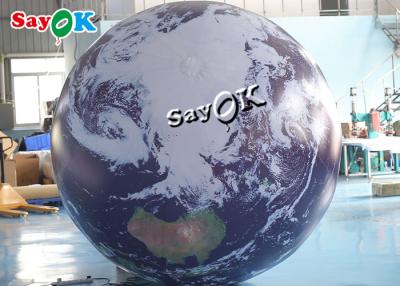 China 2m Giant Inflatable Earth Globe Model With Led Lighting for sale