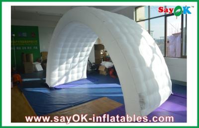 China Oxford Cloth White Inflatable Event Air Tent  , Customized Inflatable Tunnel Family Air Tent party for sale