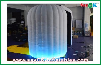 China Large LED lights Inflatable Photo Booth  /  210D Strong Oxford Custom Inflatable Products for sale